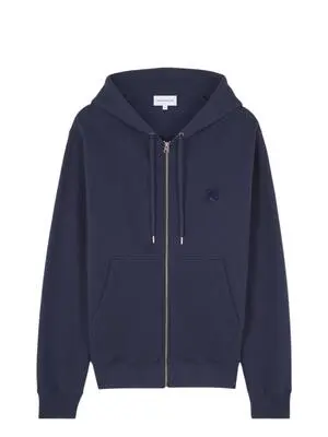 Maison Kitsuné Bold Fox Head Patch Zipped Hoodie - Black