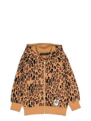 MINI RODINI Mini Rodini Leopard Print Hooded Jacket