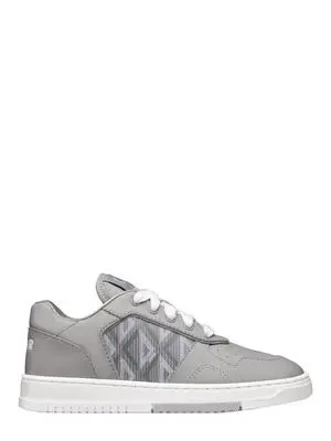 Dior Low-top Sneakers With Logo Detailing - Gray