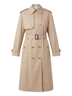 Gucci Graphic-print Trench Coat - Gray