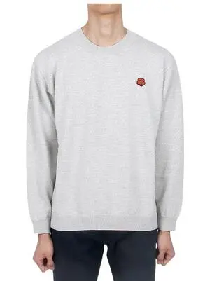 Kenzo Long-sleeved Embroidered Sweater - White