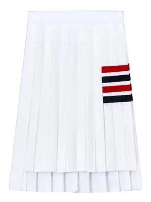 Thom Browne Pleated Mini Skirt - White