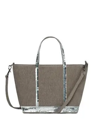 Vanessa Bruno Sequin-embellished Tote Bag - Gray