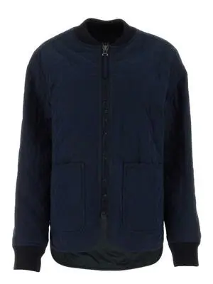 A.p.c. Quilted Bomber Jacket - Black