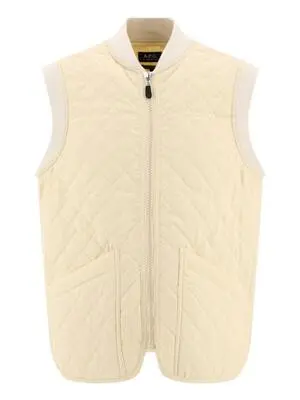 A.p.c. Quilted Zip Vest - Nude