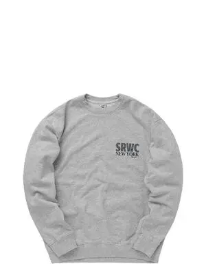 SPORTY  RICH Sporty & Rich Crewneck Long-sleeve Hoodie - Gray