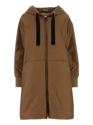 Max Mara Zip-up Drawstring Jacket - Green