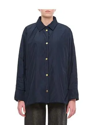 Max Mara Buttoned Long-sleeved Jacket - Black