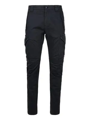 C.P. COMPANY Lens Detailed Cargo Trousers - Black
