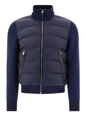 TOM FORD Quilted Zip-up Jacket - Black