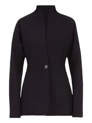 FERRAGAMO Long-sleeved Casual Jacket - Black