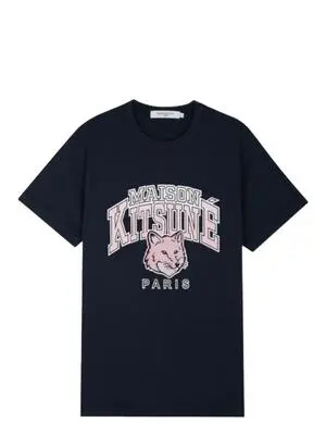 Maison Kitsuné Fox Printed T-shirt - Black