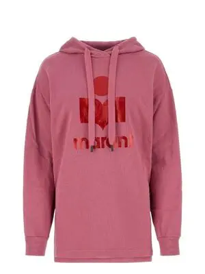 Isabel Marant Étoile Long-sleeved Drawstring Hoodie - Pink