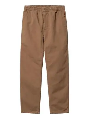 Carhartt Wip Straight Leg Pants With Elastic Belt - Brown