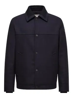 Moncler Emilion Shirt Jacket - Navy Blue