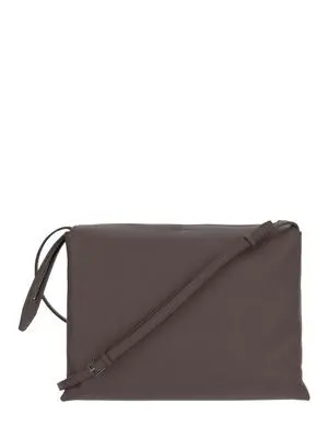 THE ROW Zipper Shoulder Bag - Brown