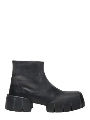 DIESEL® Diesel D-Tex Oiled Leather Platform Boots