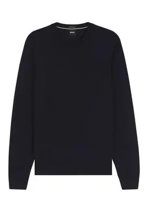 BOSS Merino Wool Sweater - Dark Blue