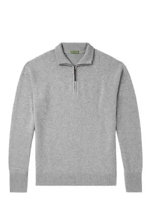 SID MASHBURN Sid Mashburn Cashmere Half-Zip Sweater