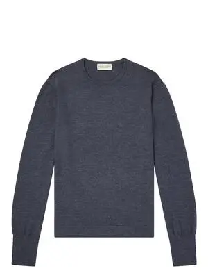 Officine Générale Nina Merino Wool Sweater - Gray