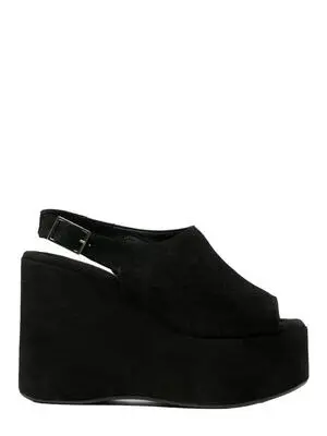 CURIOSITÈ Platform Sandals - Black