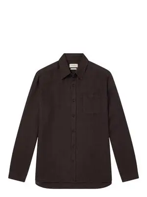 Oliver Peoples New York Linen Shirt - Brown