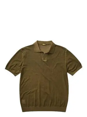 BLAUER. Esmond Knitwear Polo - Green