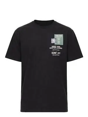 BLAUER. Brush T-shirt - Black