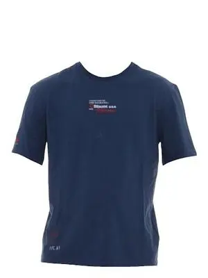BLAUER. Front Logo Cotton T-shirt