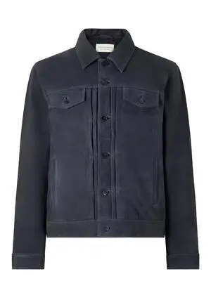Officine Générale Liam Suede Jacket - Black