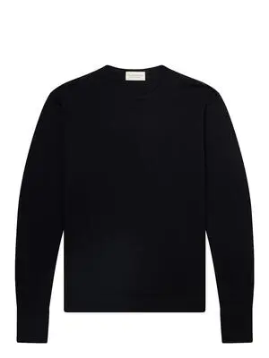 Officine Générale Nina Merino Wool Sweater - Black