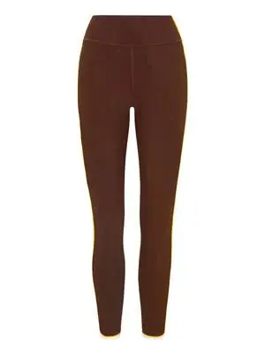 The Upside Rhythm Side-stripe Leggings - Brown