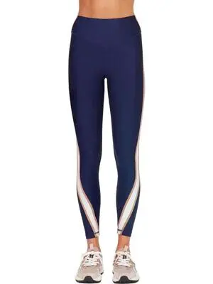 The Upside Toscan Side-stripe Leggings - Blue