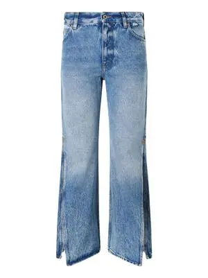 Loewe High-rise Flared Jeans - Blue