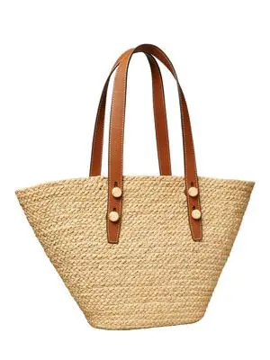 Tory Burch Romy Basket Tote - Natural