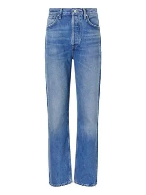 Citizens Of Humanity Blaine High-rise Straight-leg Jeans - Blue