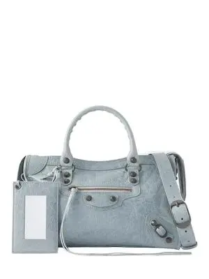 Balenciaga Le City Small Embellished Tote - Blue