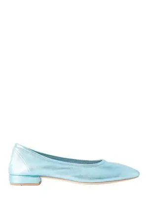 MARYAM NASSIR ZADEH Serafina Leather Ballet Flats - Blue