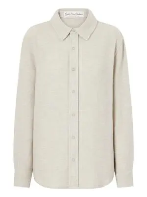 GOD’S TRUE CASHMERE God's True Cashmere Checked Cashmere Shirt - Gray