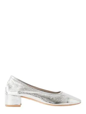 MARYAM NASSIR ZADEH Roberta Leather Ballet Flats - Silver