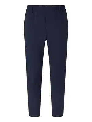 Nn07 Billie Straight-leg Seersucker Trousers - Blue