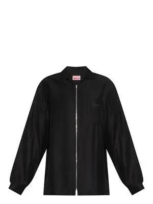 Kenzo Shirt With Zip Fastening - Black