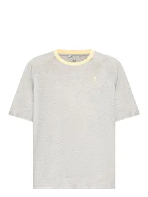 Ami T-shirt With Embroidered Logo - Grey