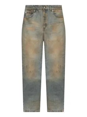 Jacquemus Vintage" Effect Denim Trousers - Blue