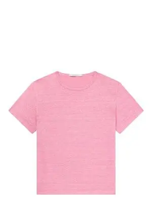GOD'S TRUE CASHMERE Signature Linen T-shirt - Pink