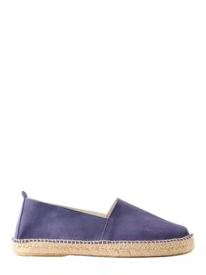 Anderson & Sheppard ANDERSON & SHEPPARD Suede Espadrilles Blue