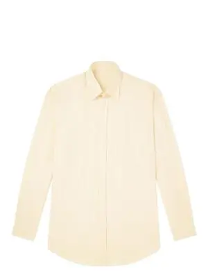ANDERSON & SHEPPARD Anderson & Sheppard - Linen Shirt - Men - Yellow - XL