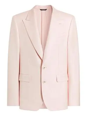 Dolce & Gabbana Sicilia Light Single-breasted Viscose Jacket - Pink