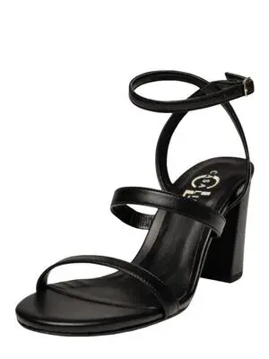 CASA LILY Lina Block Heel Sandal - Black