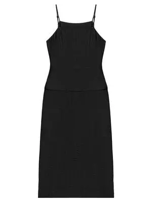 NOCTURNE Spaghetti Strap Maxi Dress - Black